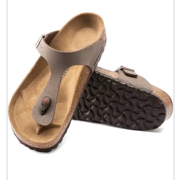 Birkenstock | Shoes | Birkenstock Mens Gizeh Mocha Birko Flor Sandal ...